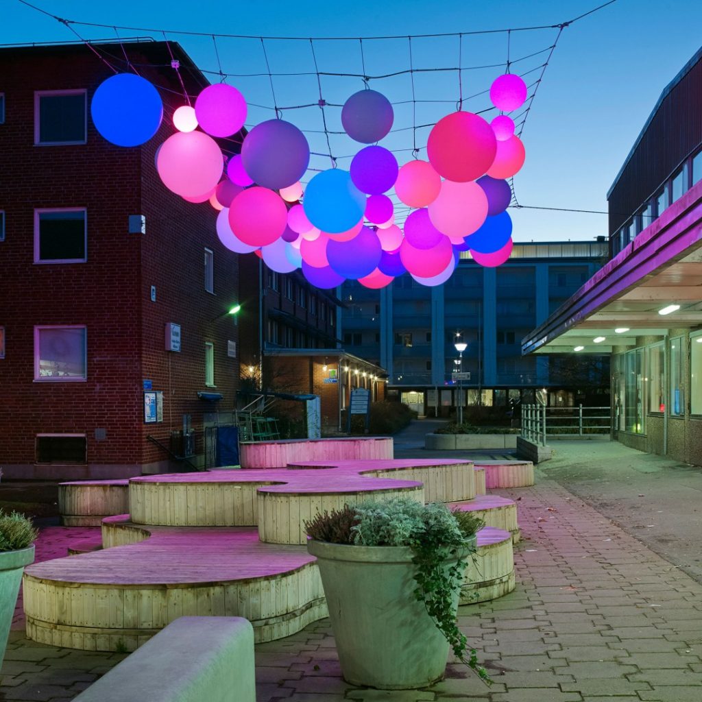 Selma Lagerlöfs Torg i Backadalen, Göteborg – Fox Belysning